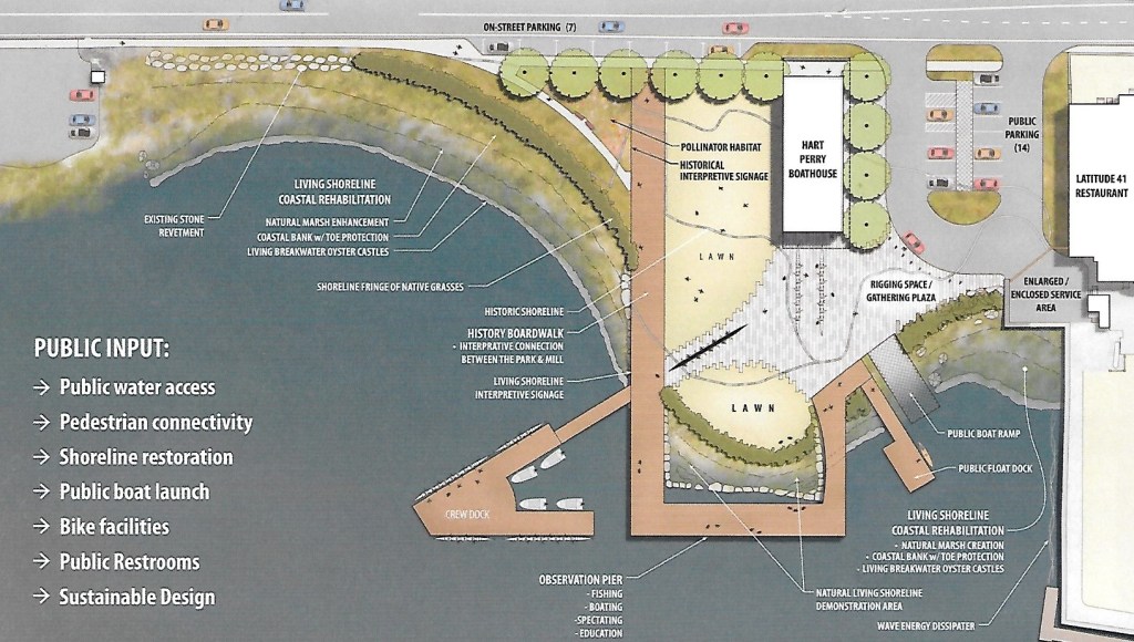 Plan Unveiled for the Mystic River Boathouse Park and Hart Perry ...