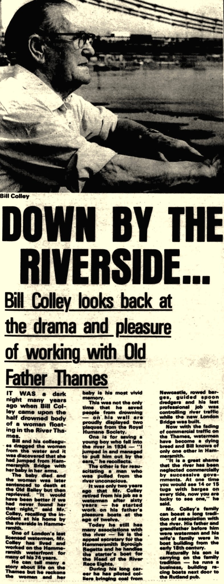 Young Bill and Old Bill Remembered – Hear The Boat Sing